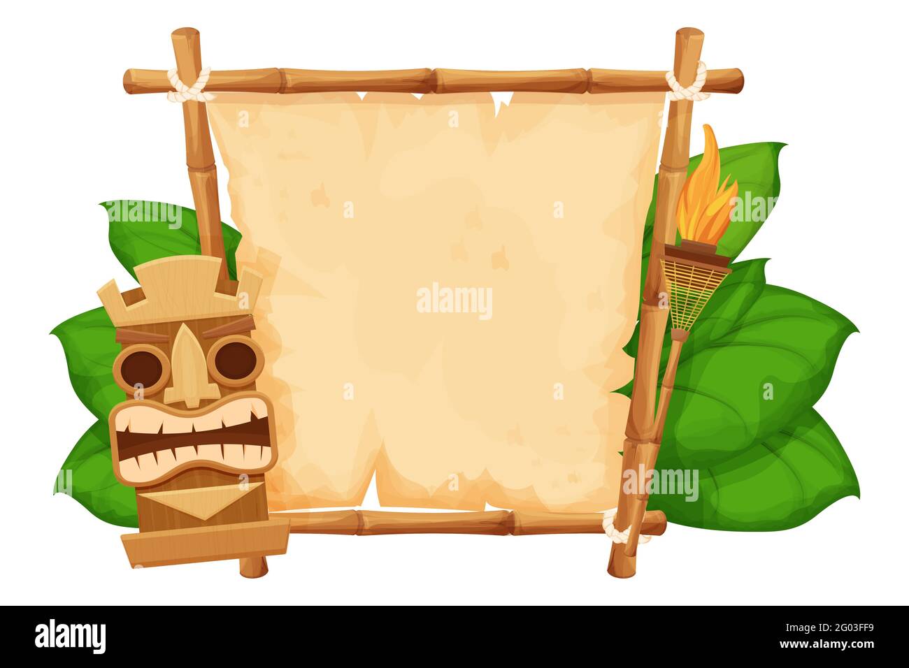 Tiki Clip Art Border