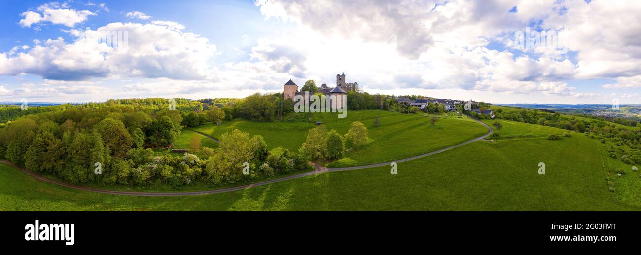 Castle greifenstein panorama hi-res stock photography and images - Alamy