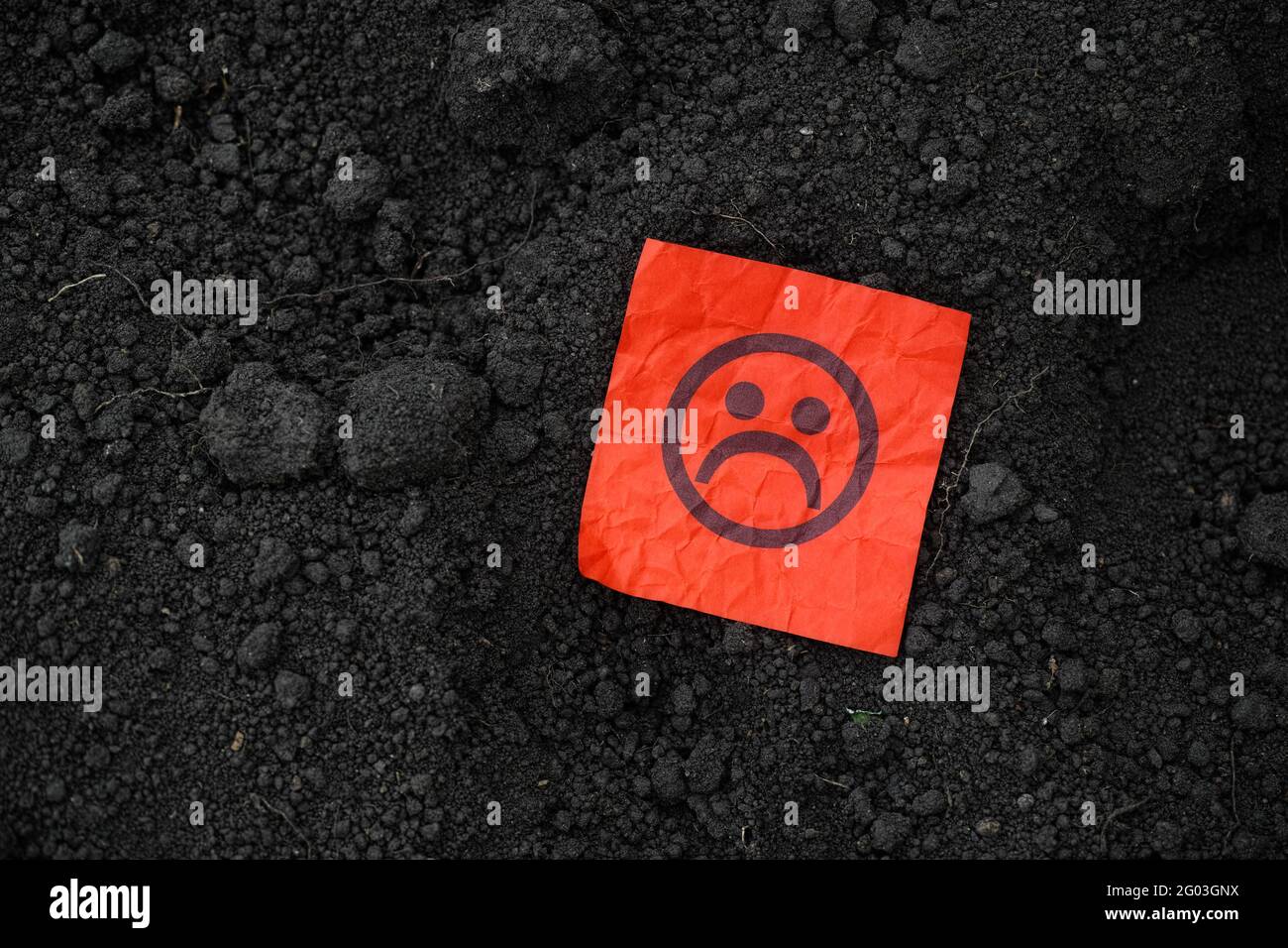 Sad face emoticon hi-res stock photography and images - Alamy
