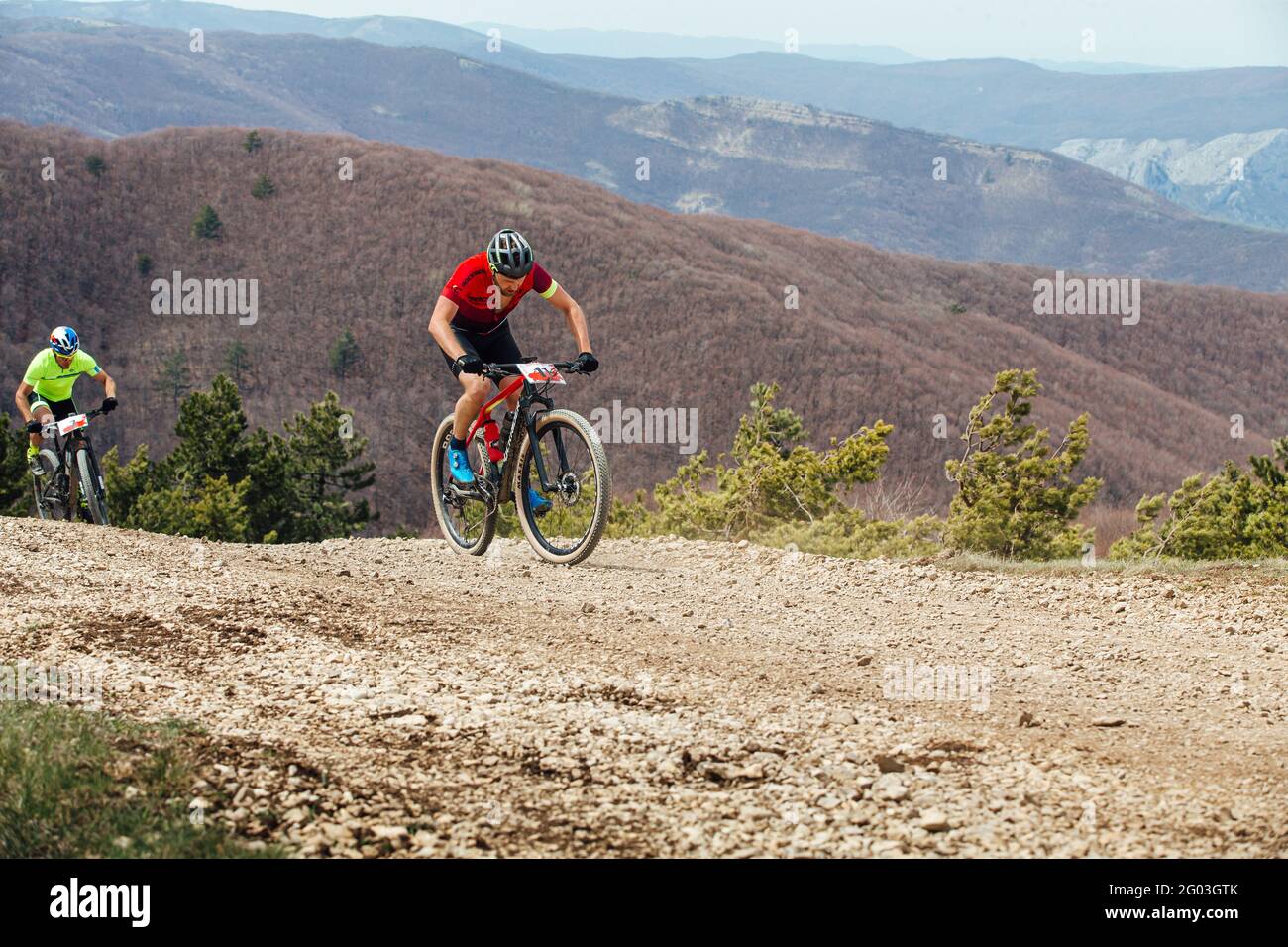 Bike track gravel pathway hi-res stock photography and images - Alamy