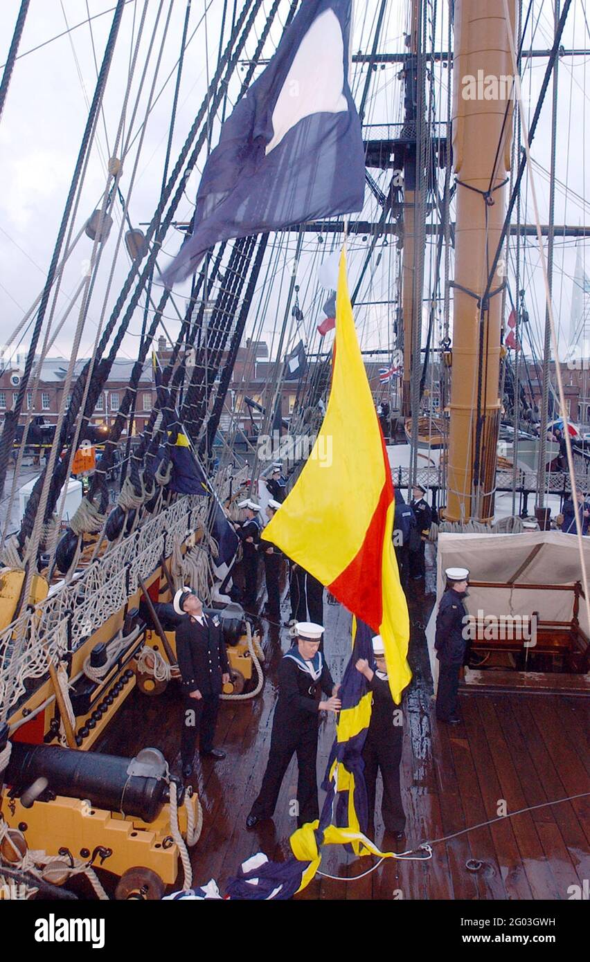 NELSONS FAMOUS SIGNAL ENGLAND EXPECTS EVERY MAN TO DO HIS DUTY IS ...