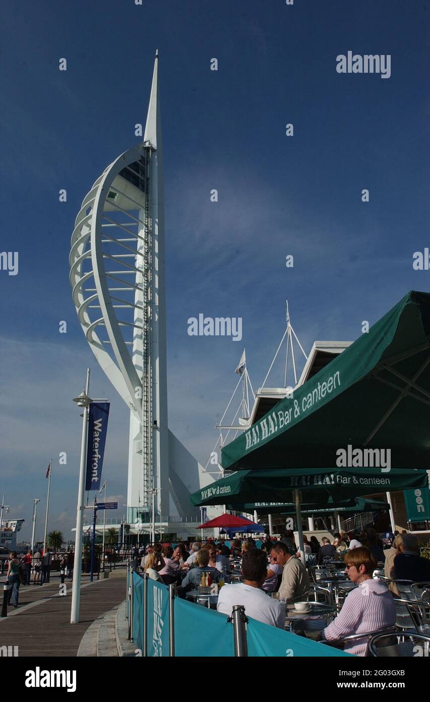 PORTSMOUTH'S SPINNAKER TOWER WHICH OPENS TO THE PUBLIC, TODAY (TUESDAY ...