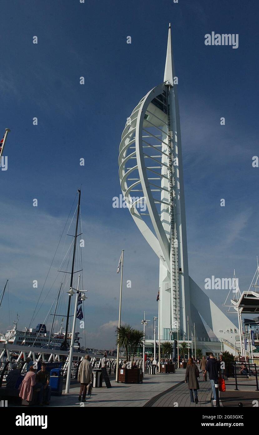 PORTSMOUTH'S SPINNAKER TOWER WHICH OPENS TO THE PUBLIC, TODAY (TUESDAY ...