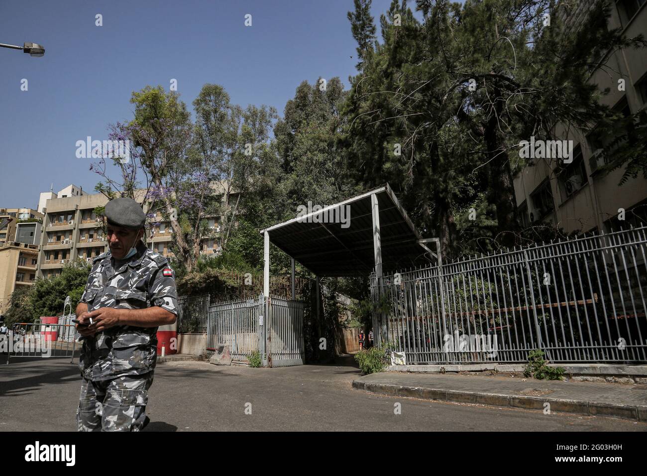Police officer said lebanese hi-res stock photography and images - Alamy