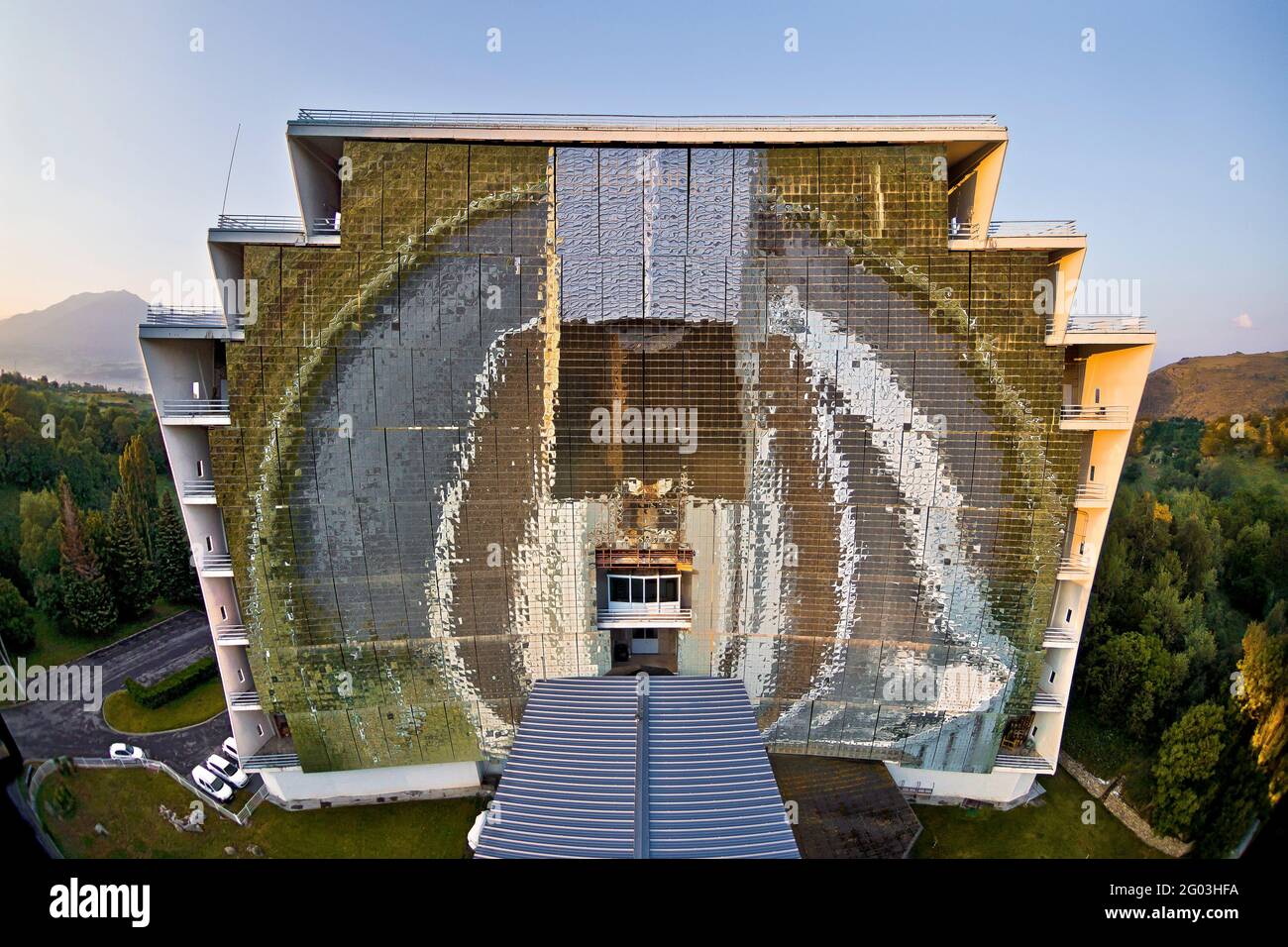 FRANCE, PYRENEES ORIENTALES - 66 - BIG SOLAR FURNACE OF ODEILLO NEAR ...