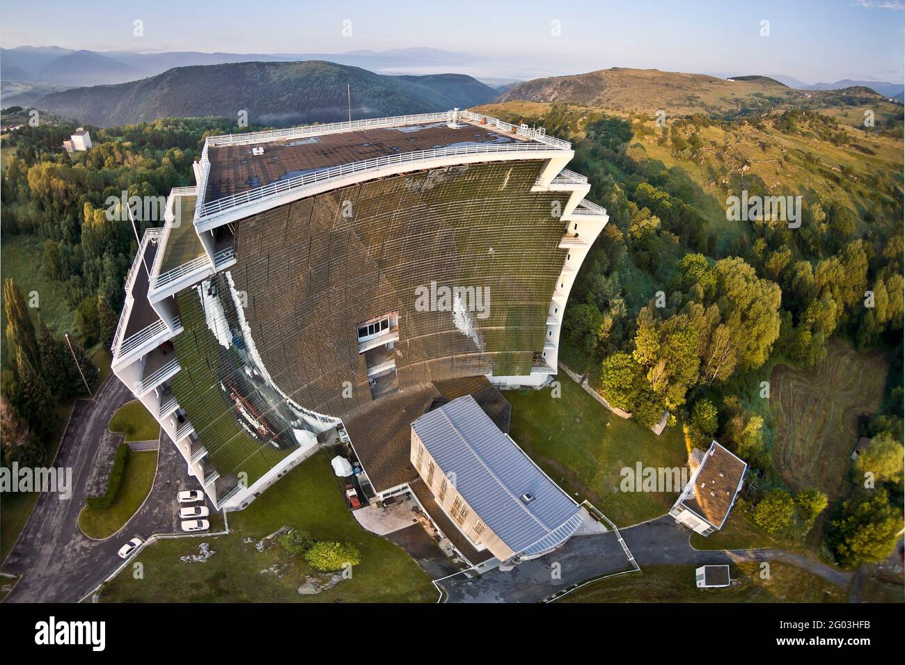Solar furnace, odeillo, france hi-res stock photography and images - Alamy