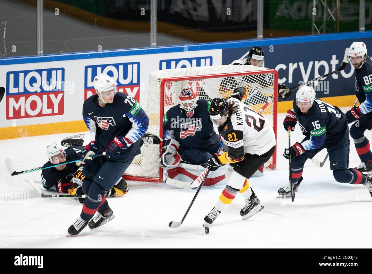 Arena Riga, Riga, Latvia, 31 May 2021, Petersen (USA) during World ...