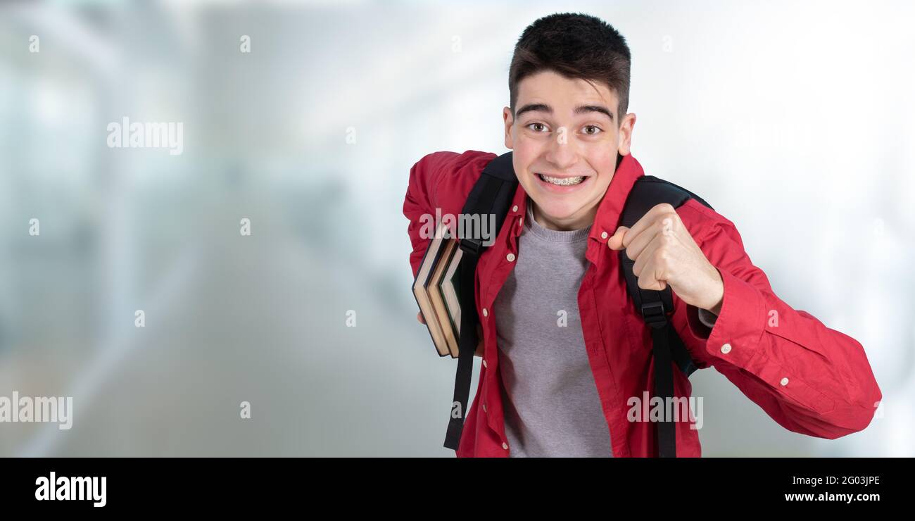 Hurry and college student hi-res stock photography and images - Alamy