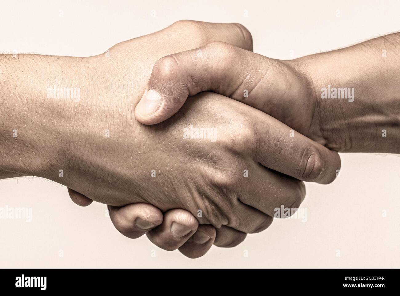 Rescue, helping gesture or hands. Strong hold. Two hands, helping hand of a friend. Handshake ...
