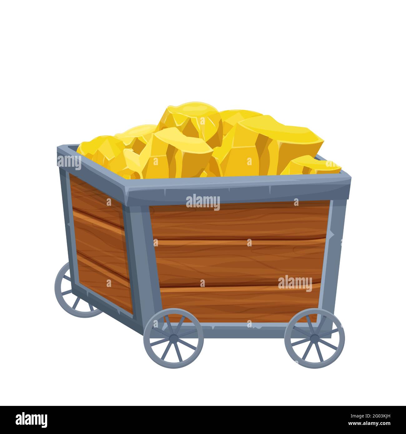 Ore carts Stock Vector Images - Alamy