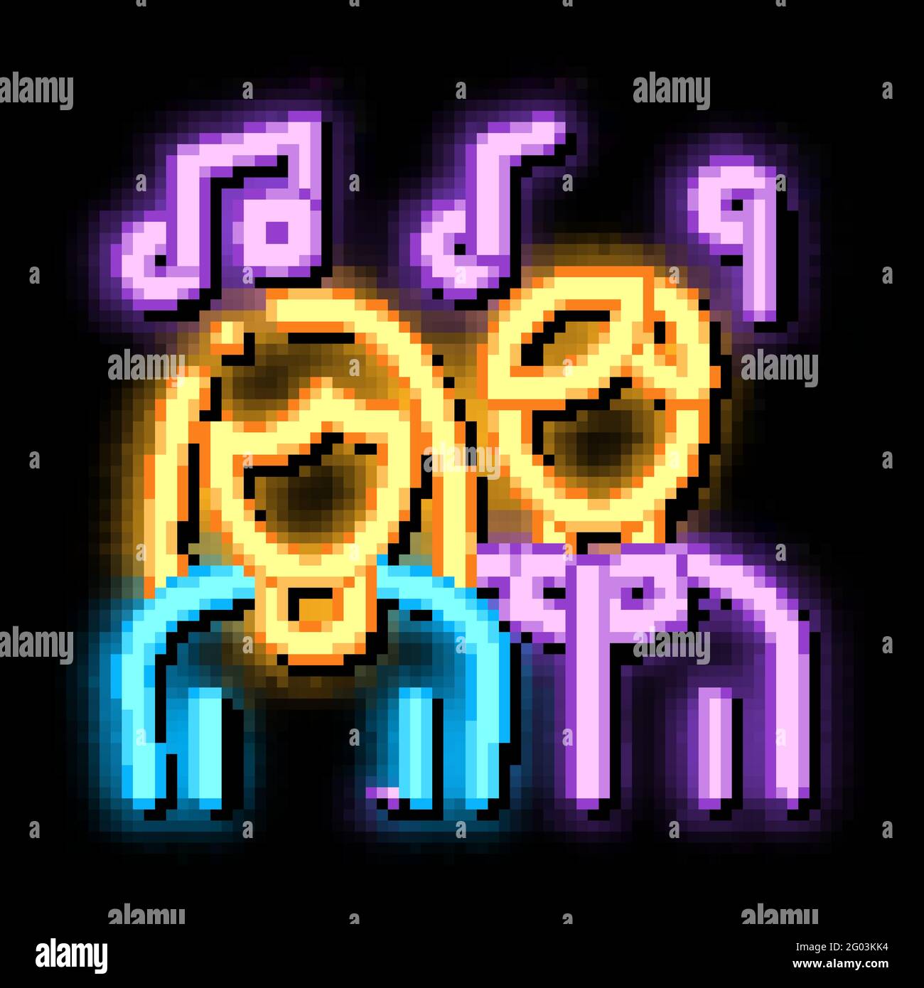 Human Silhouettes Singing Song In Karaoke Vector Stock Vector Image ...