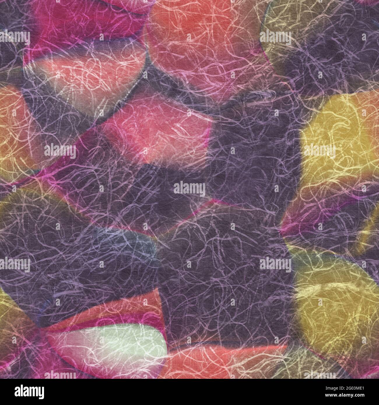 Seamless abstract blobs of color paper texture Stock Photo - Alamy