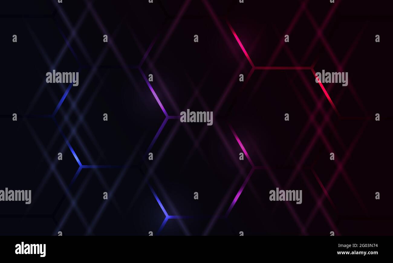 Abstract hexagonal structure Stock Vector Images - Alamy