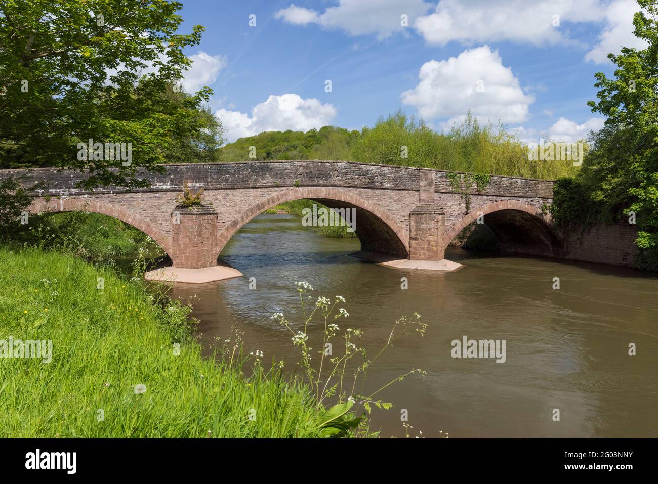 Monnow river welsh borders hi-res stock photography and images - Alamy