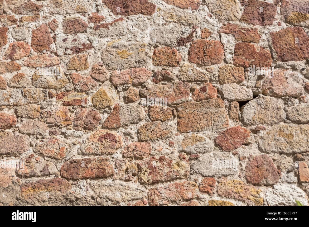 Architecture textures, detailed and rustic of paired masonry granite ...