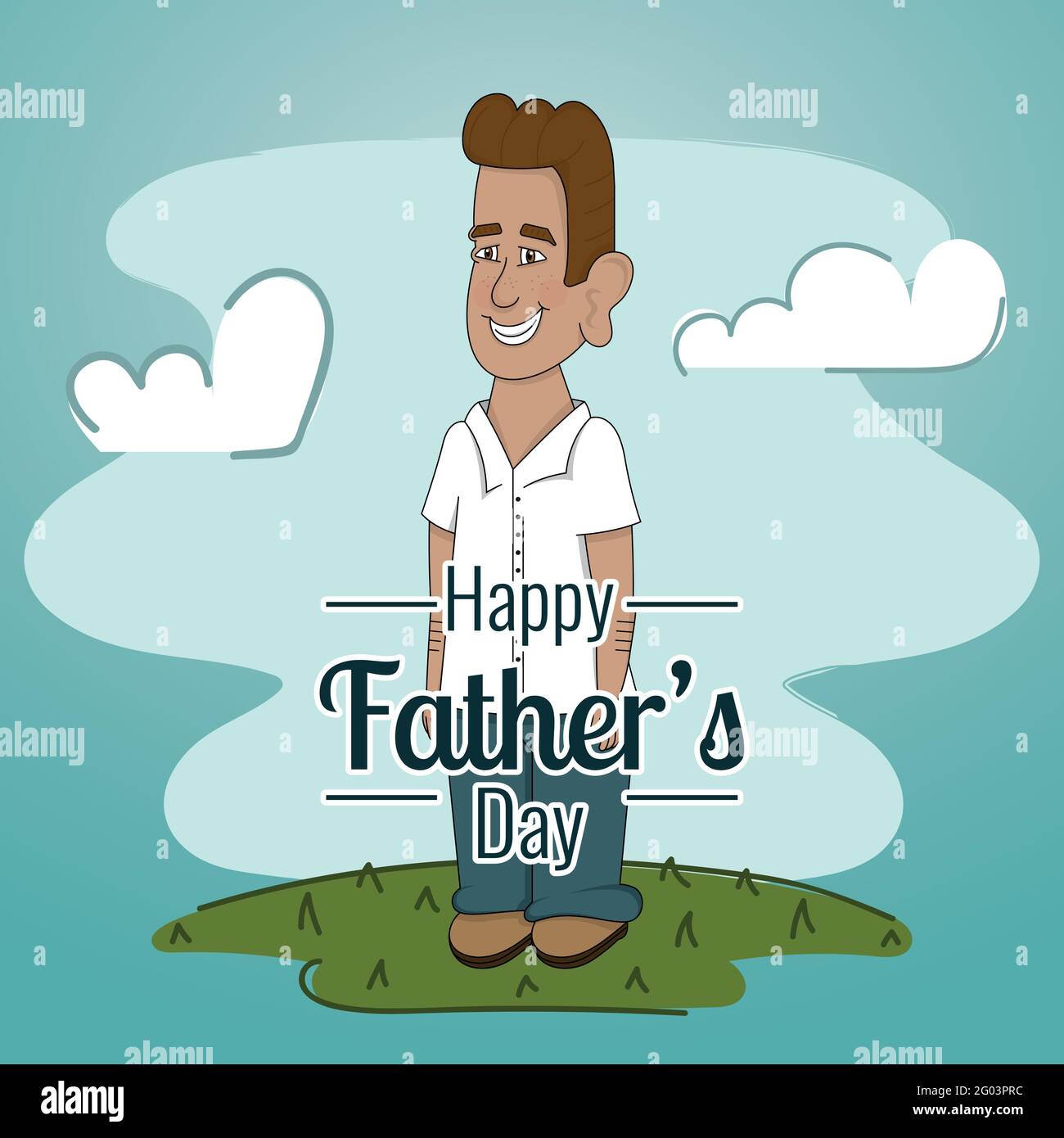 Mustache day man character Stock Vector Images - Alamy