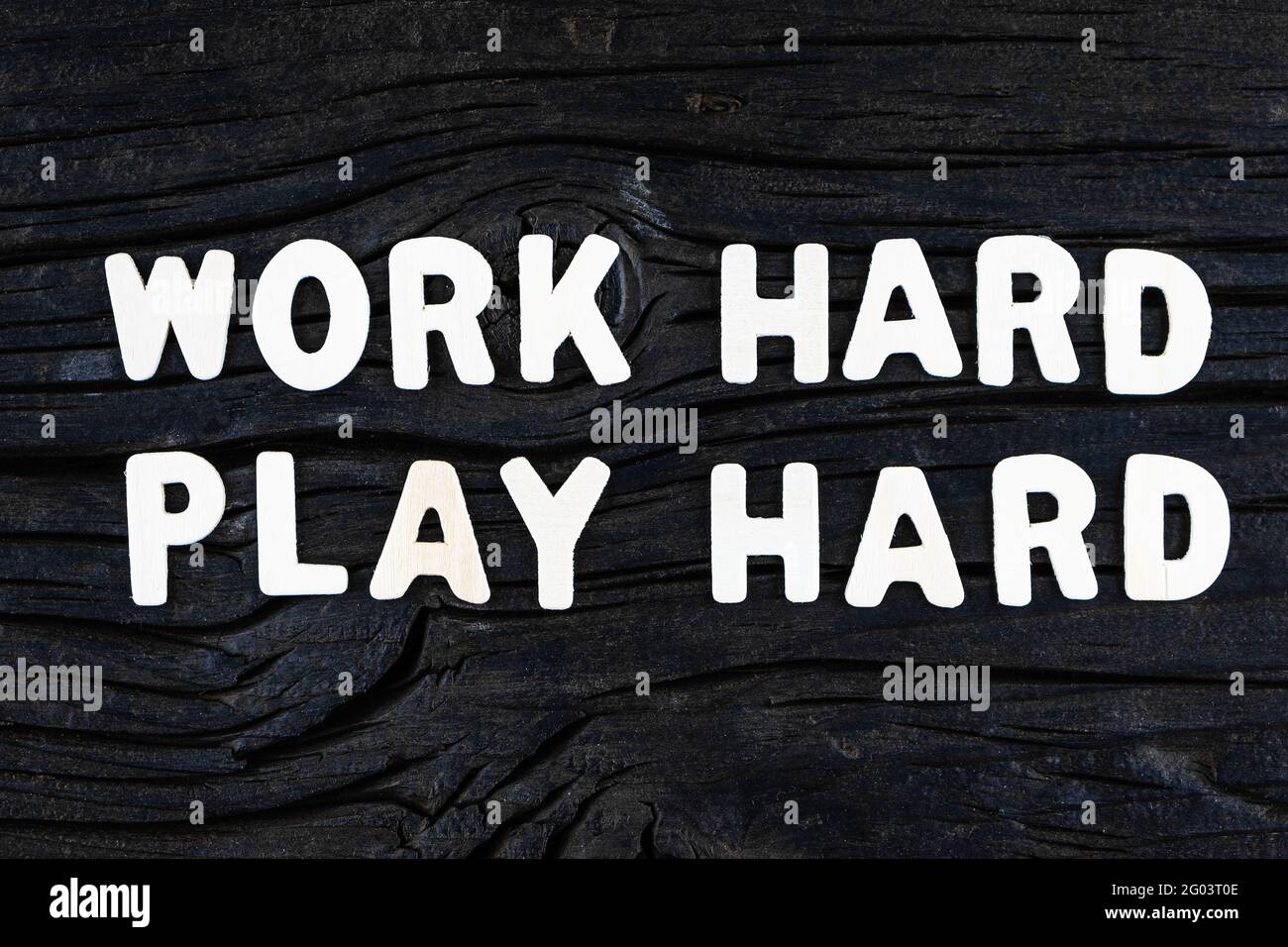 Work Hard Play Hard Banner