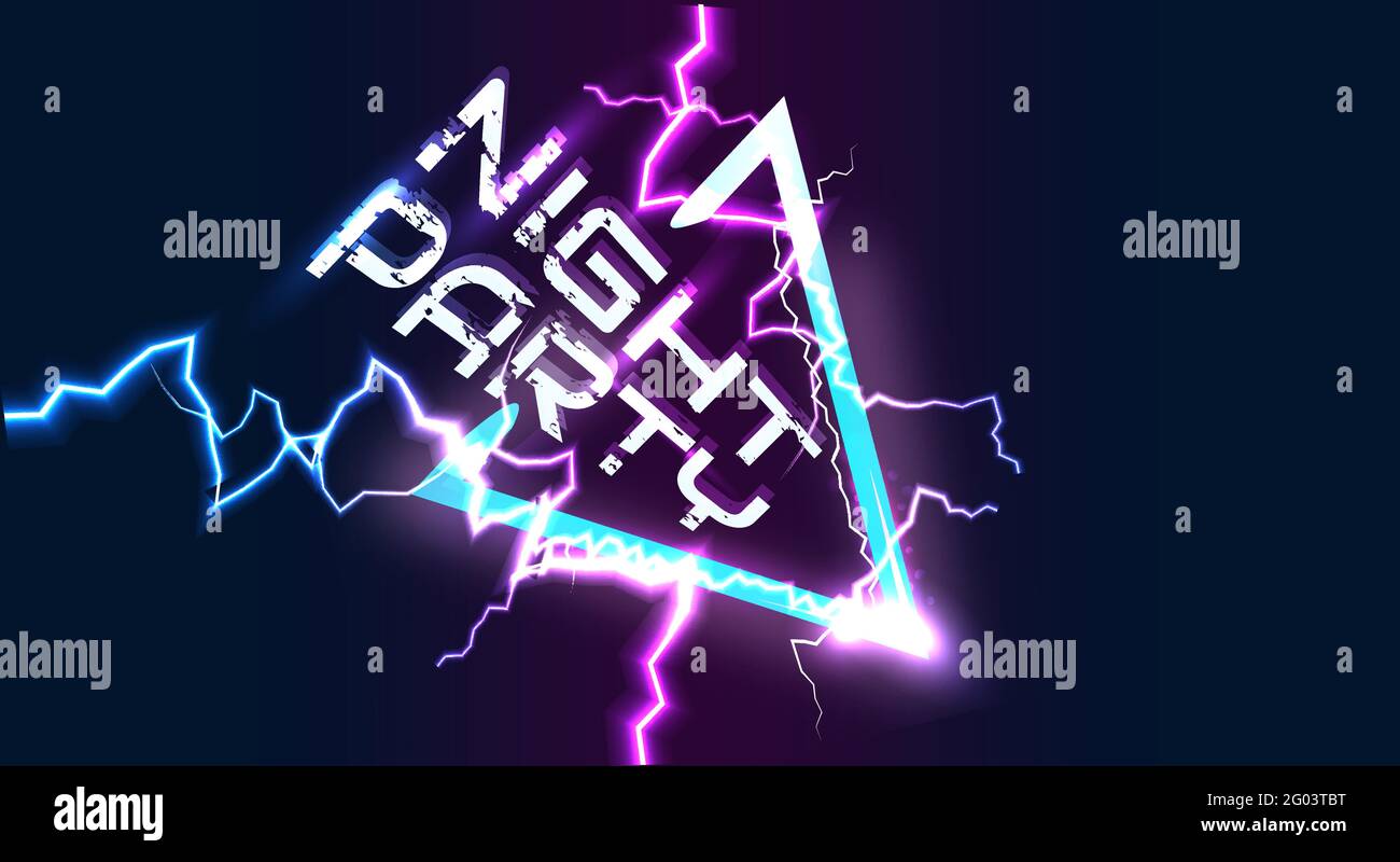 Night club poster hi-res stock photography and images - Alamy