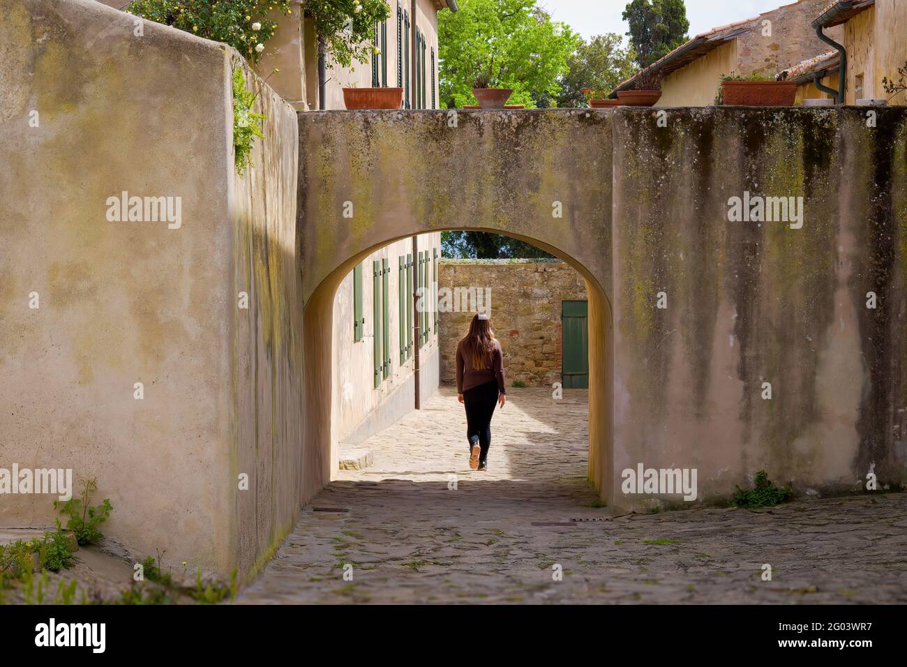 The Etruscan city of Populonia known for necropoleis, old ruins, castle ...