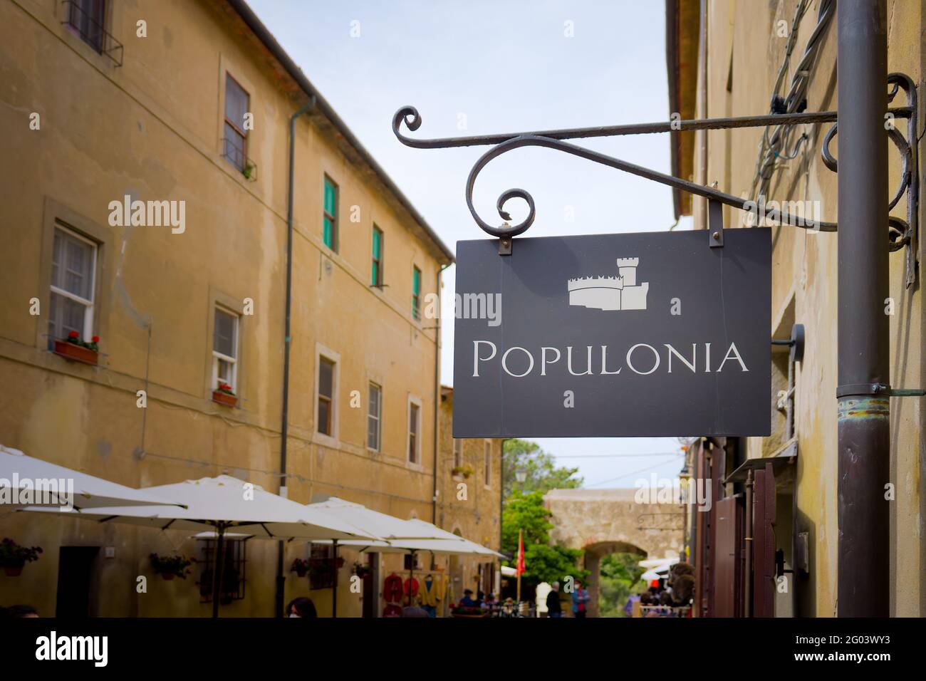 The Etruscan city of Populonia known for necropoleis, old ruins, castle ...