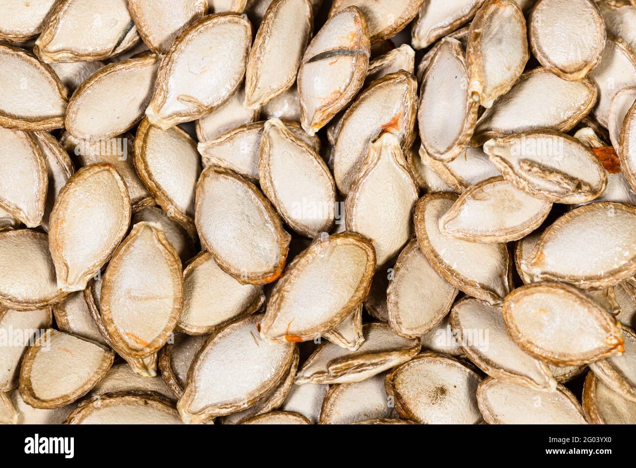 food background - many whole pumpkin seeds close up Stock Photo - Alamy