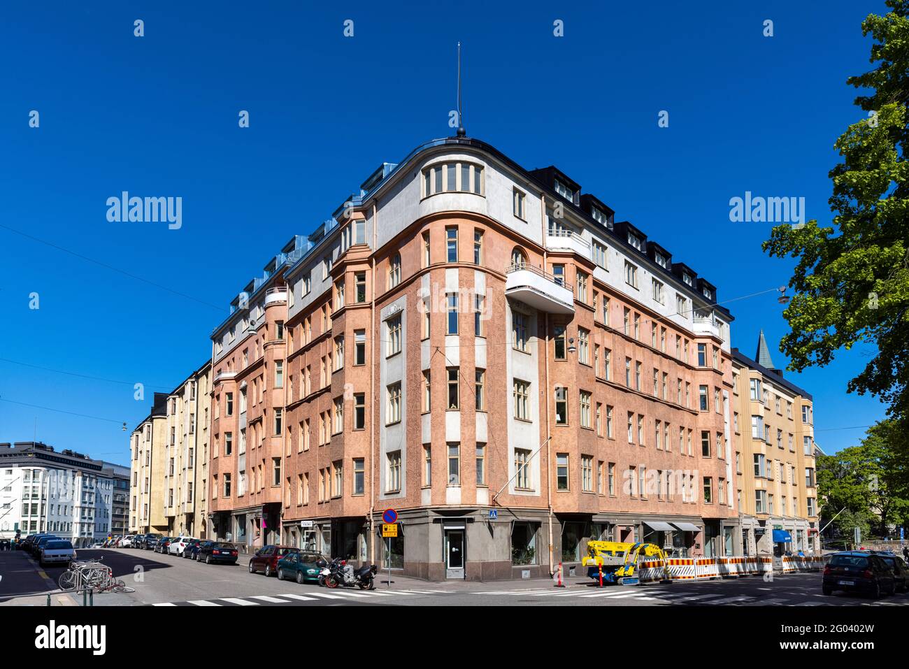 Old buildings in Finnish capital city, Helsinki, have been built during ...