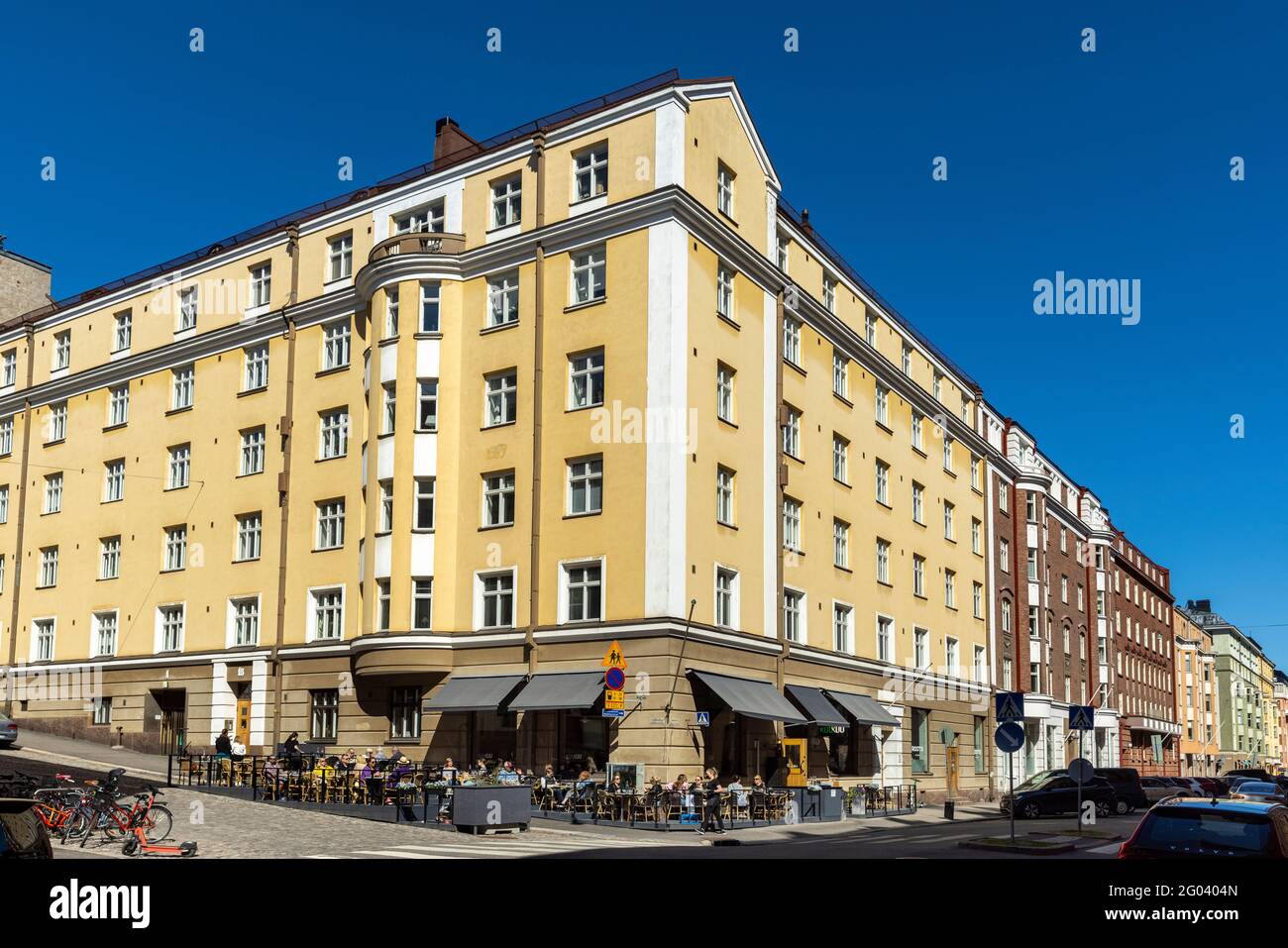 Old buildings in Finnish capital city, Helsinki, have been built during ...