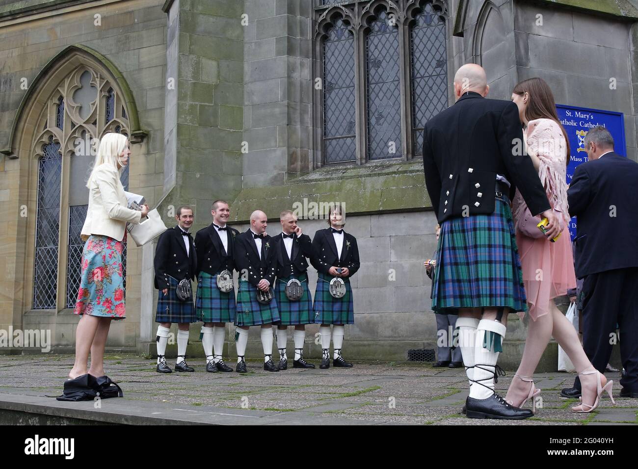 wedding ceremonial in Edinburgh,Scotland Stock Photo - Alamy