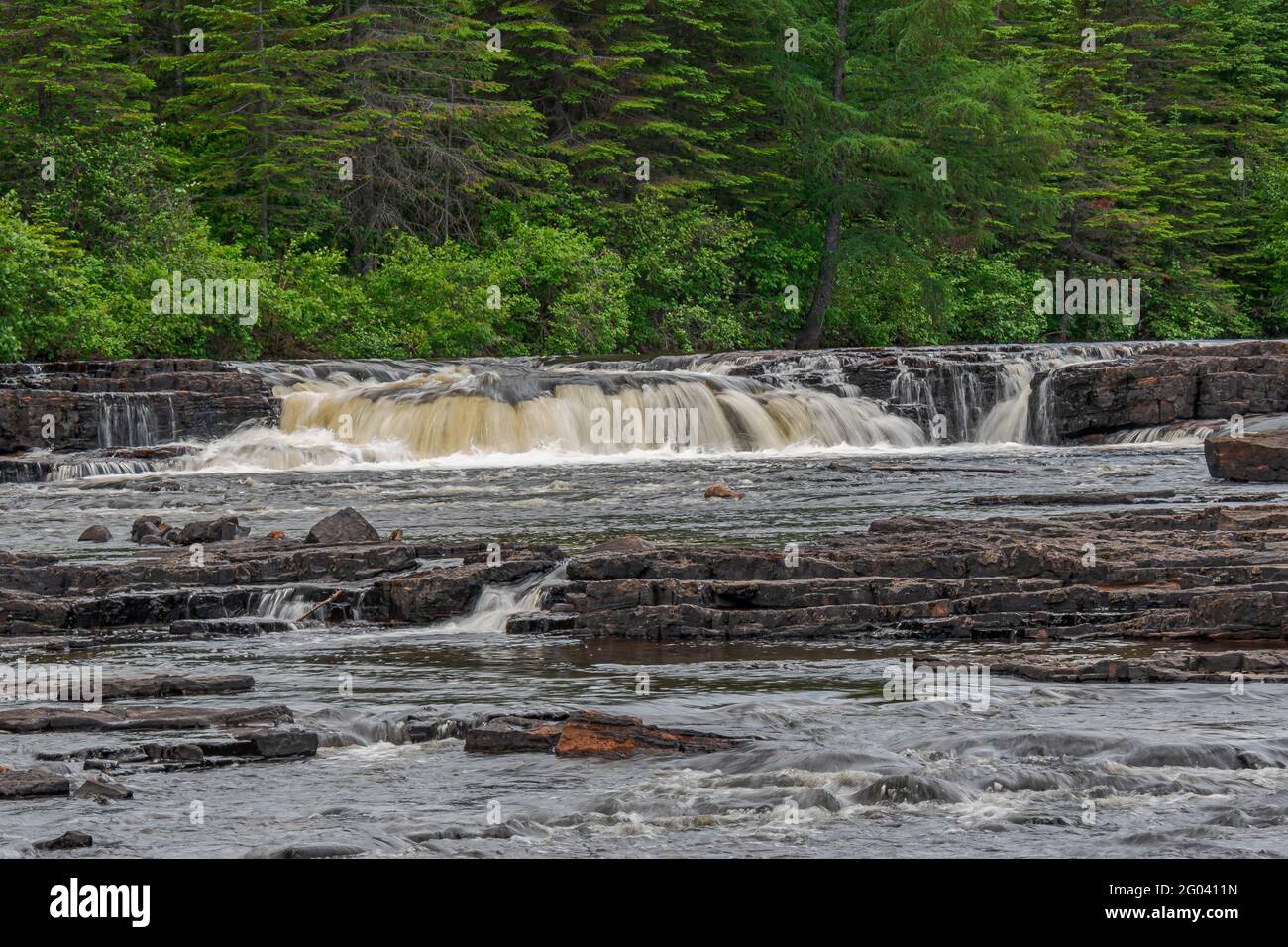 Trowbridge Falls Conservation Area Thunder Bay Ontario Canada Stock ...