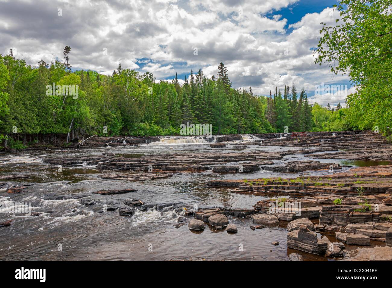 Trowbridge Falls Conservation Area Thunder Bay Ontario Canada Stock ...