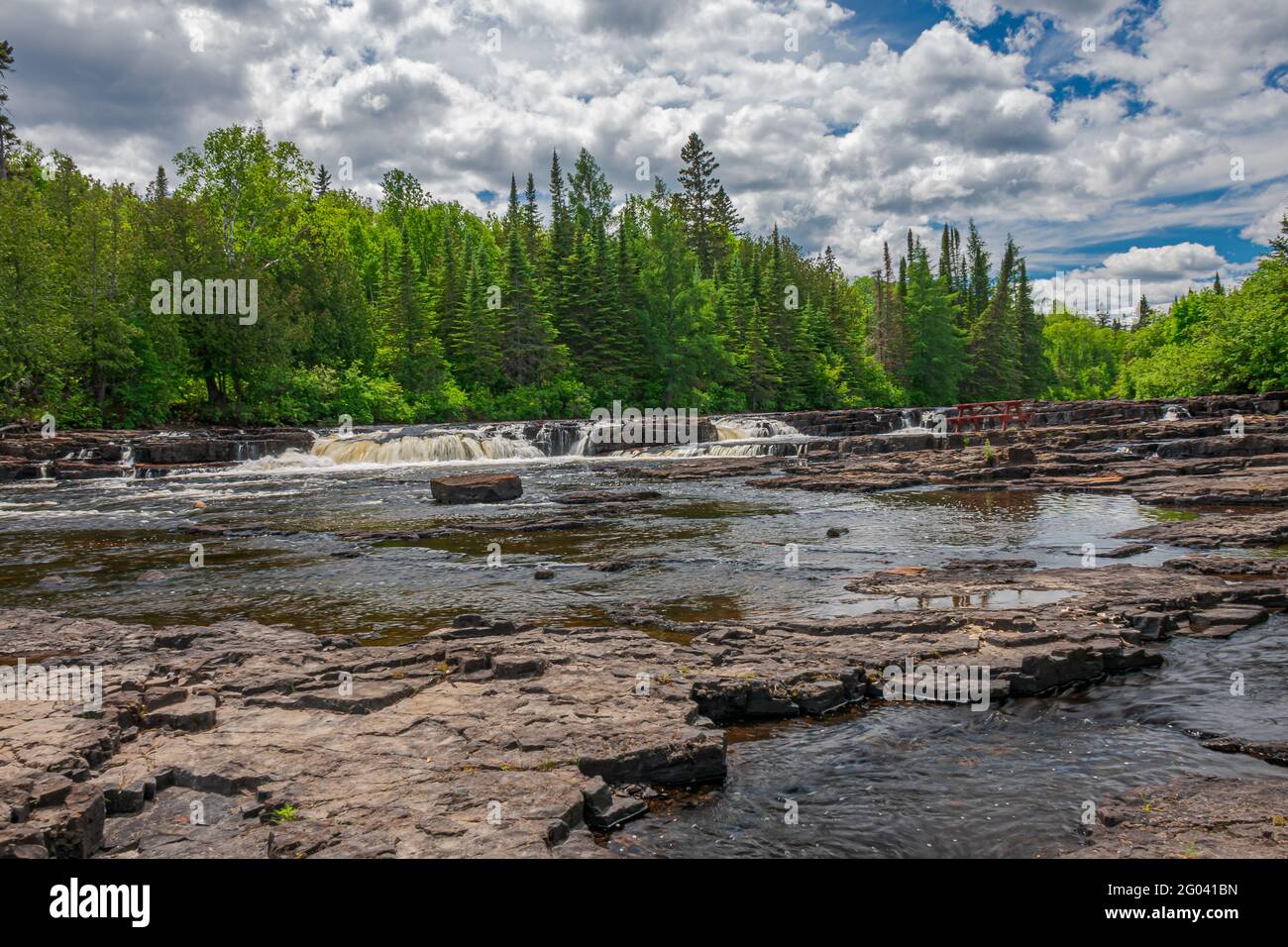 Trowbridge Falls Conservation Area Thunder Bay Ontario Canada Stock ...