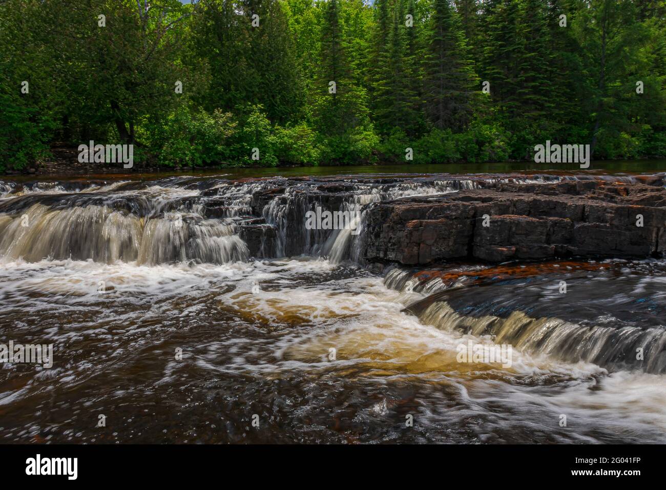 Trowbridge Falls Conservation Area Thunder Bay Ontario Canada Stock ...