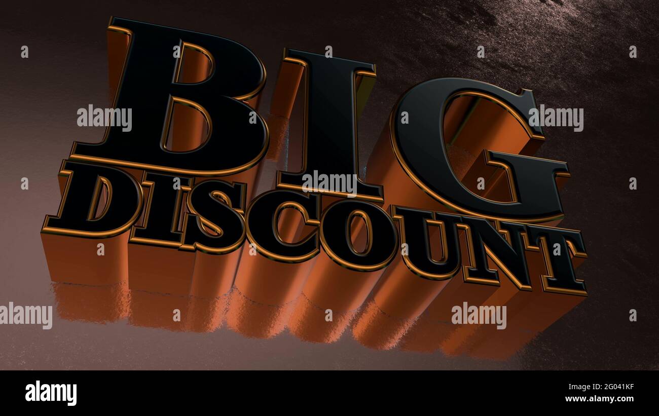 Golden Discount day, marketing and promotion of the big Discount with ...