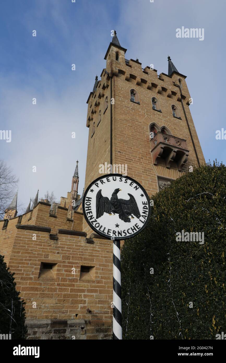 Hohenzollern Castle in Bisingen, Germany Stock Photo - Alamy