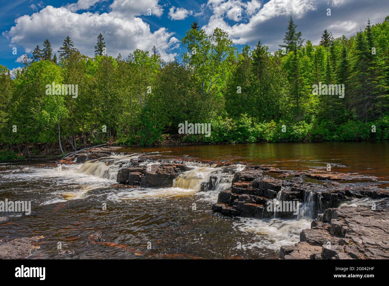 Trowbridge Falls Conservation Area Thunder Bay Ontario Canada Stock ...
