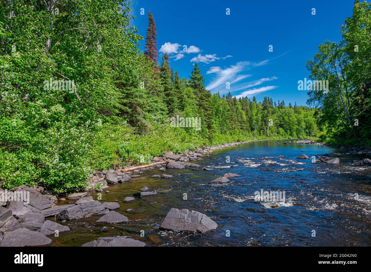 Trowbridge Falls Conservation Area Thunder Bay Ontario Canada Stock ...