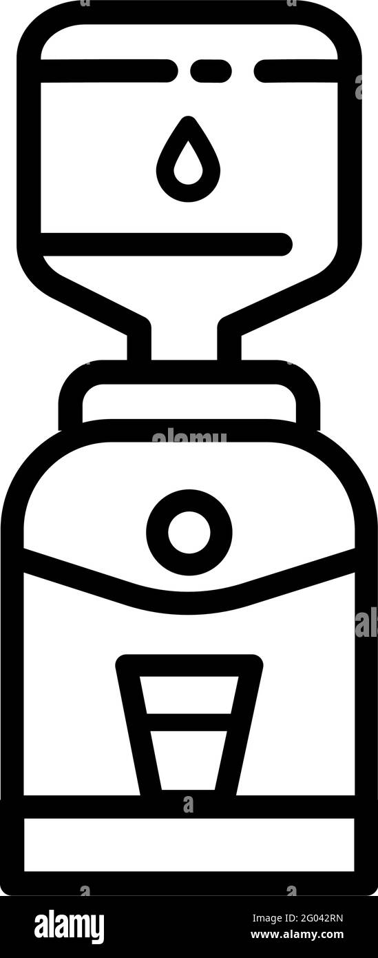 Line icon water cooler Stock Vector Images - Alamy