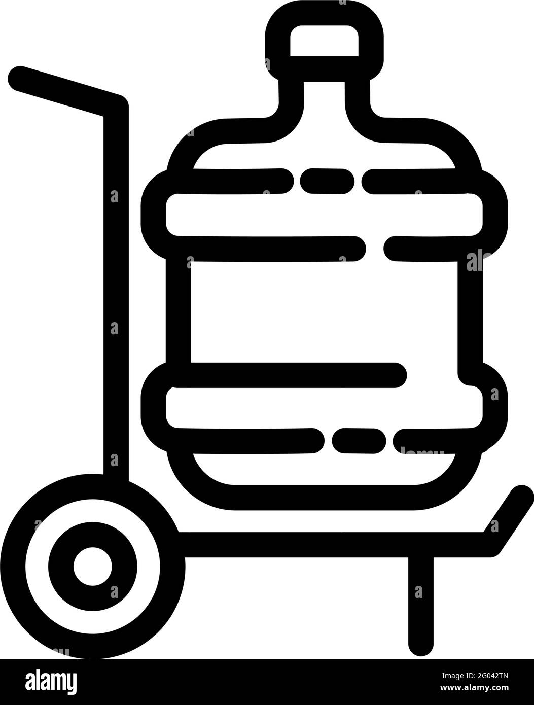 Plastic bottle icon outline Stock Vector Images - Alamy