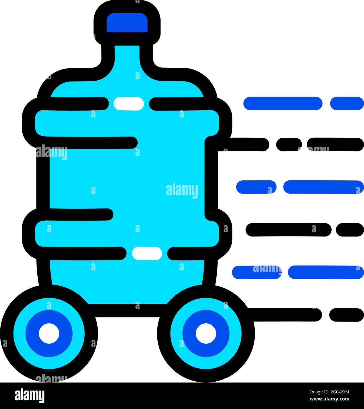 Delivery truck barrel design Stock Vector Images - Alamy