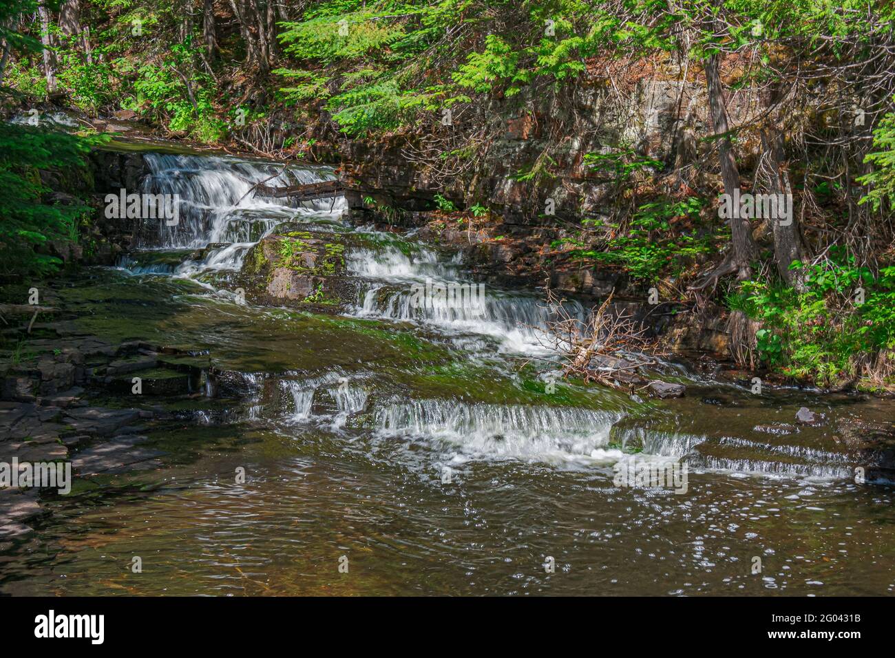 Trowbridge Falls Conservation Area Thunder Bay Ontario Canada Stock ...