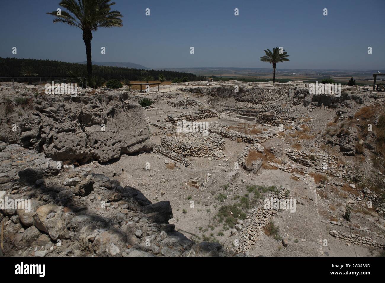 Tel megiddo and the valley of jezreel hi-res stock photography and ...