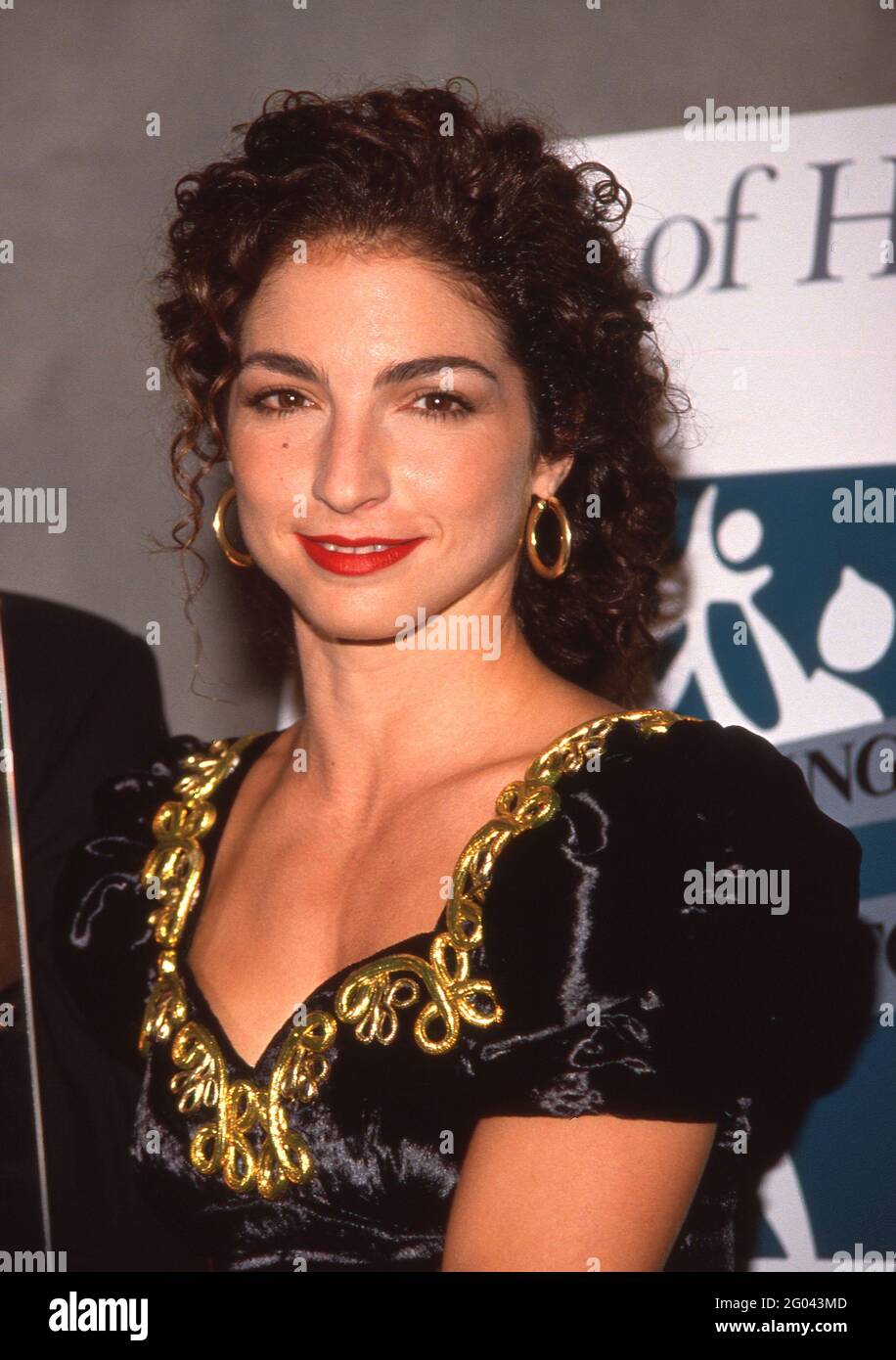 Gloria Estefan attending 'City of Hope Benefit' on September 12, 1990 ...