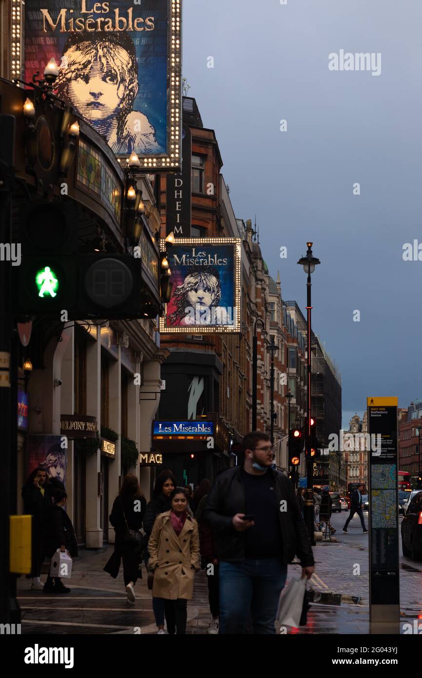London the West End and Soho Stock Photo - Alamy