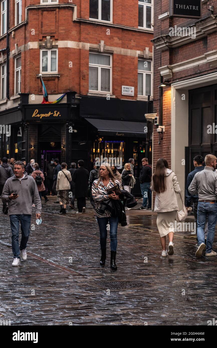 London the West End and Soho Stock Photo - Alamy