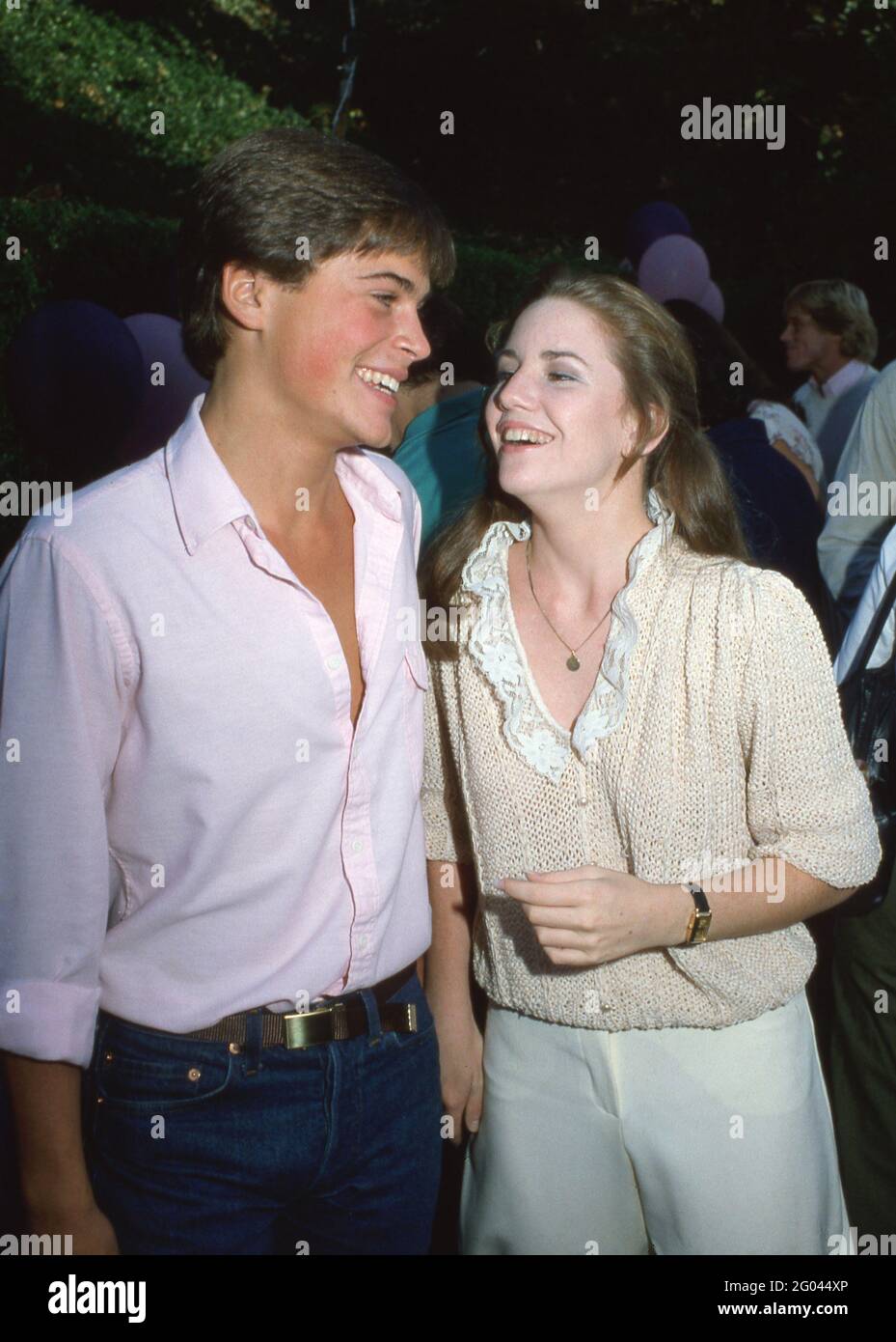 Rob Lowe and Melissa Gilbert Circa 1980's Credit: Ralph Dominguez ...