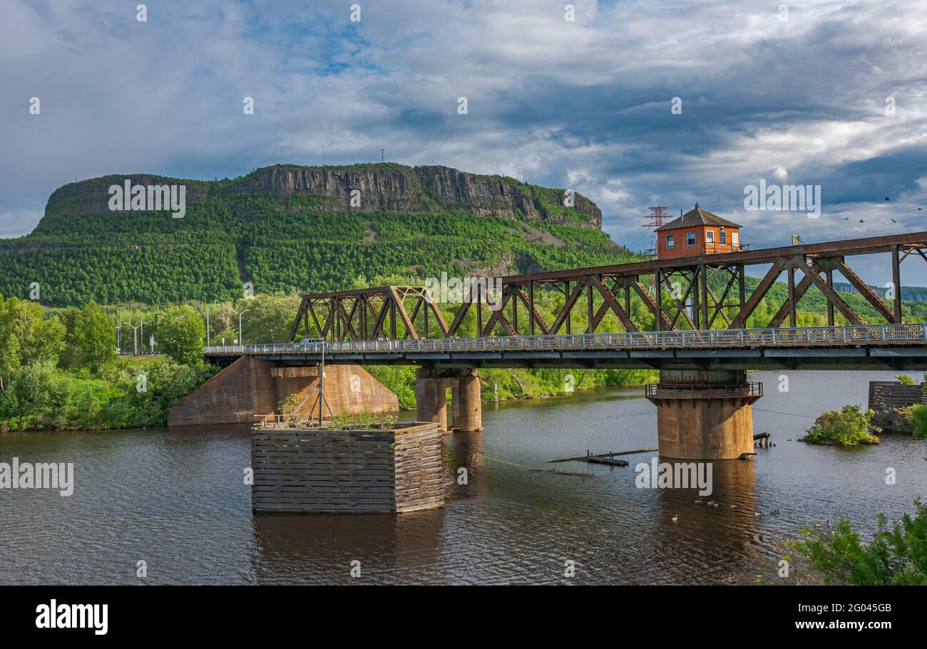 Mount MacKay Thunder Bay Ontario Canada in summer Stock Photo - Alamy