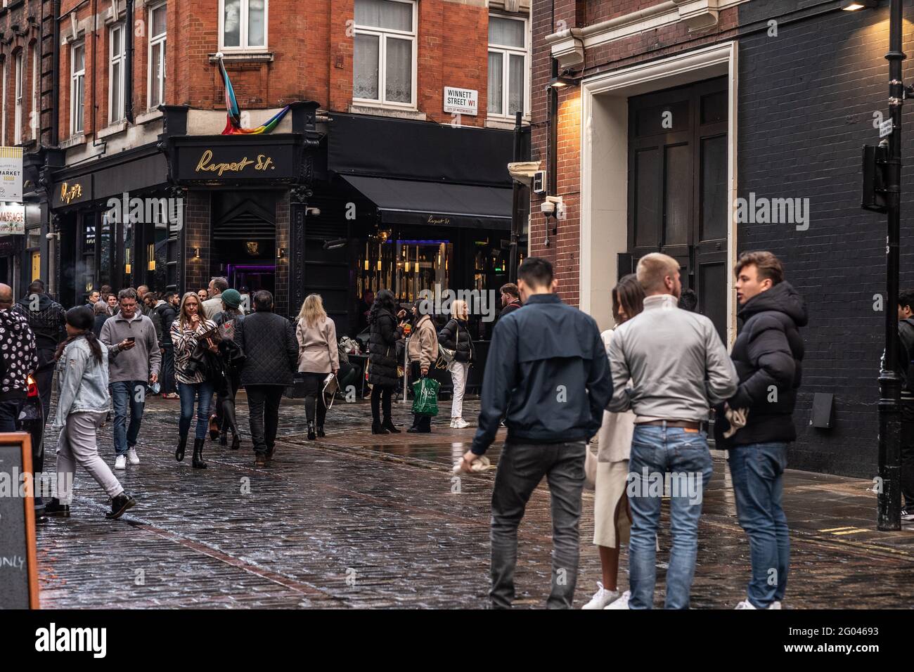 London the West End and Soho Stock Photo - Alamy