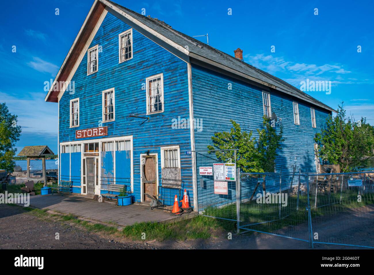 Vintage Historic Convenience Store Canada Stock Photo - Alamy
