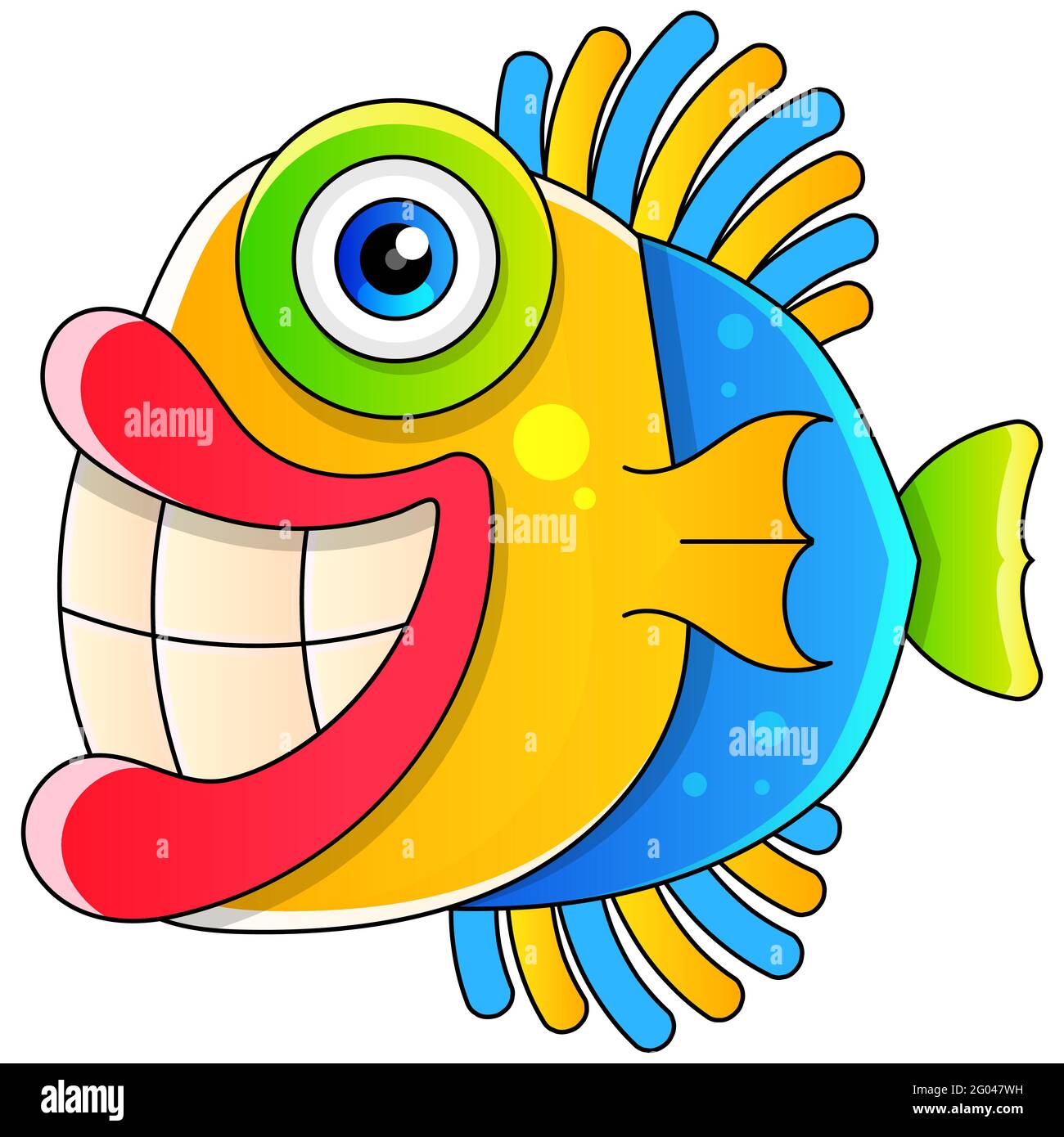 Masked fish Stock Vector Images - Alamy