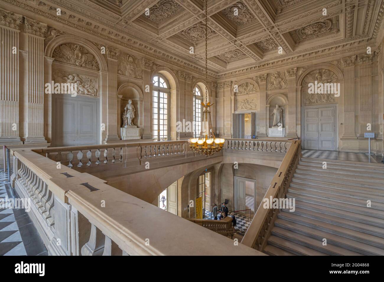 Versailles, France - 19 05 2021: Castle of Versailles. Napoleon ...